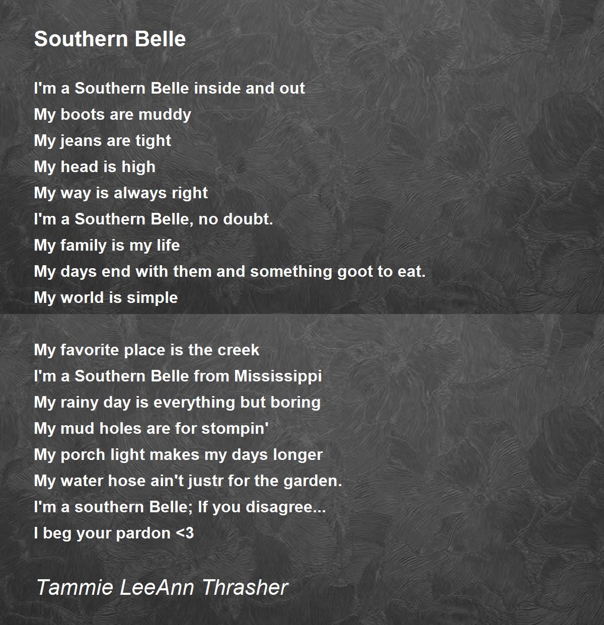 Southern Belle Writing