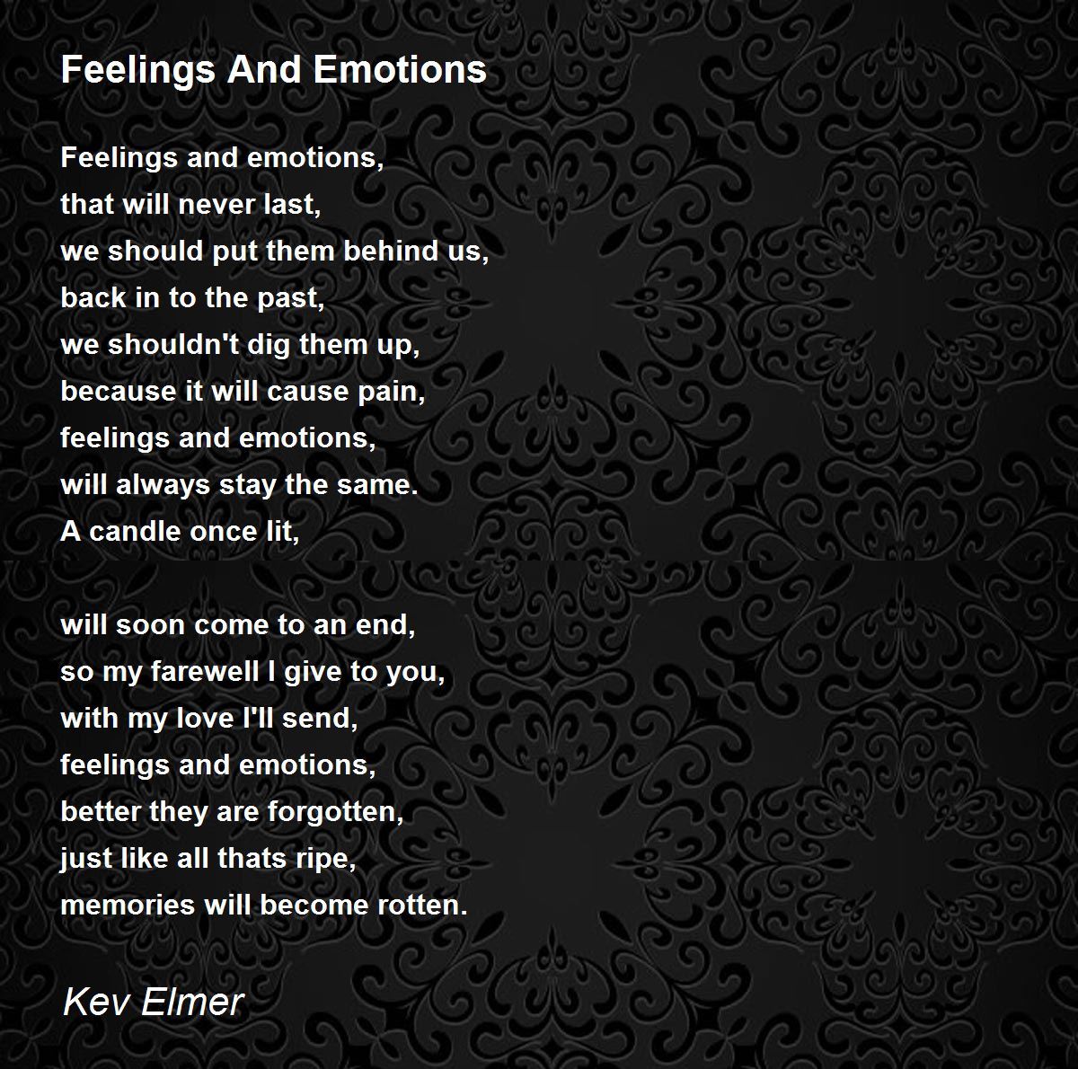 Short Poems About Feelings And Emotions | Sitedoct.org