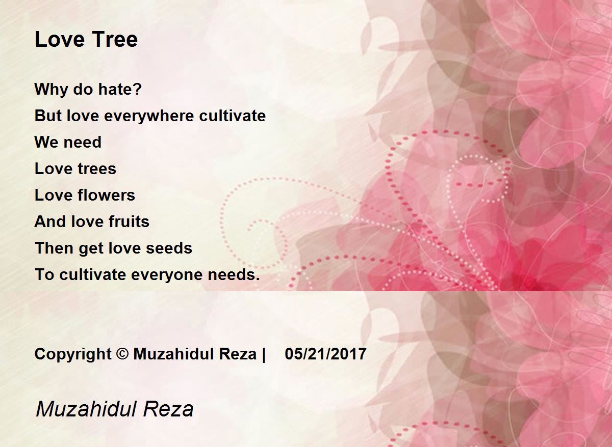 Love Quotes Including Trees