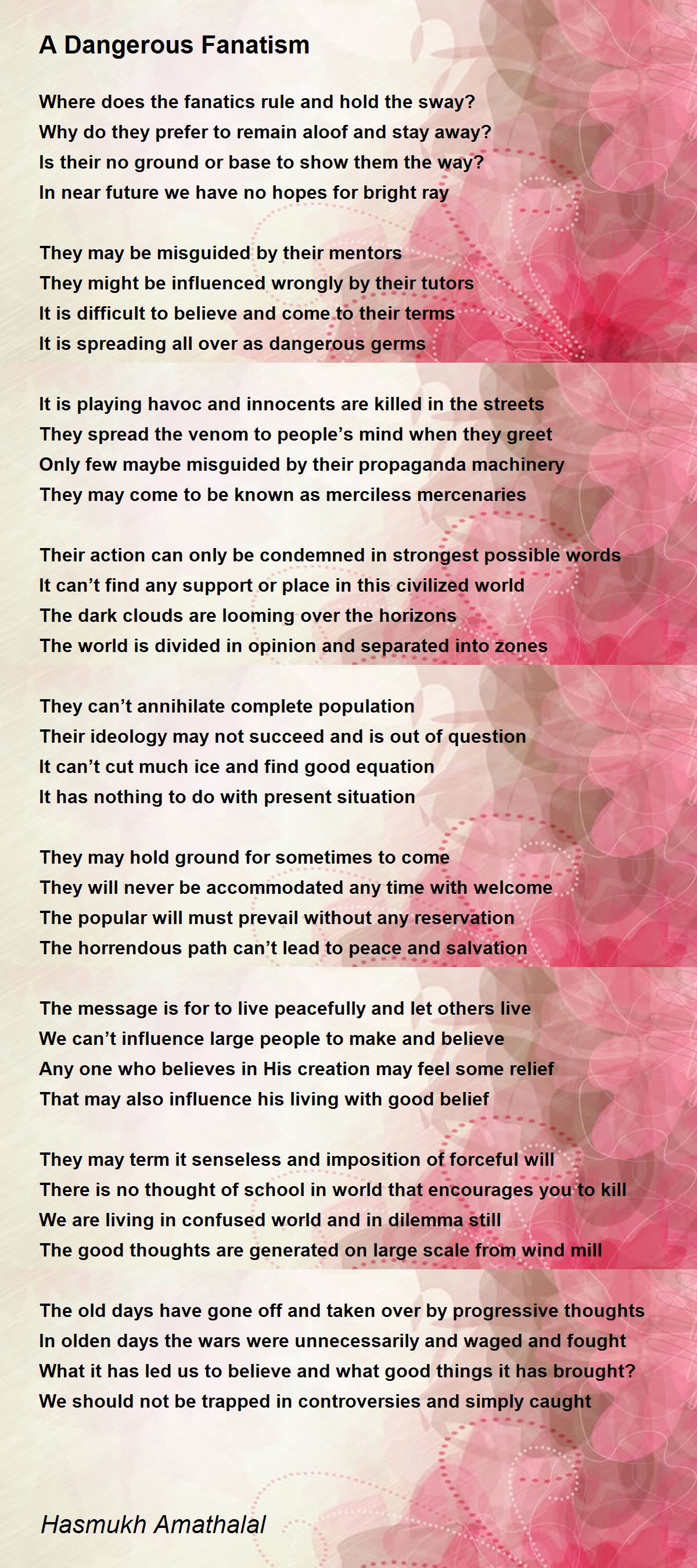 Dangerous Poem Quotes