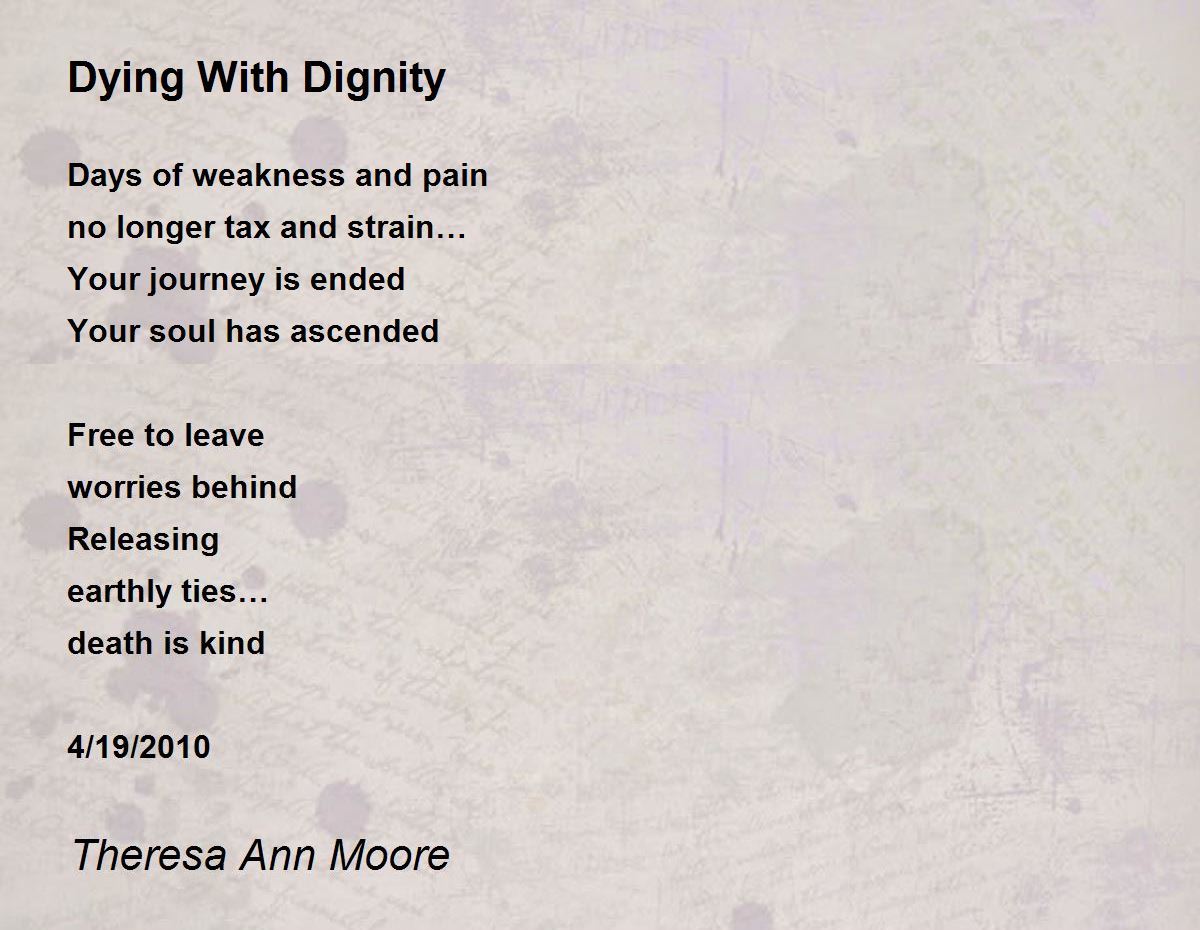 Dying With Dignity Quote