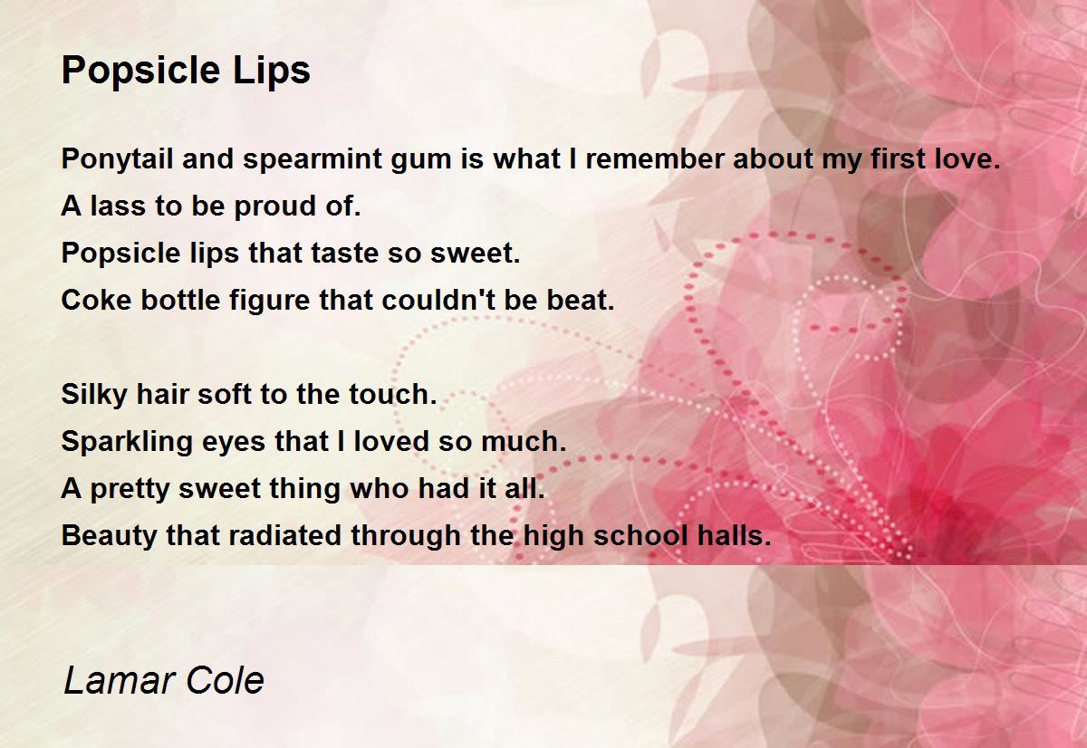 Popsicle Poem