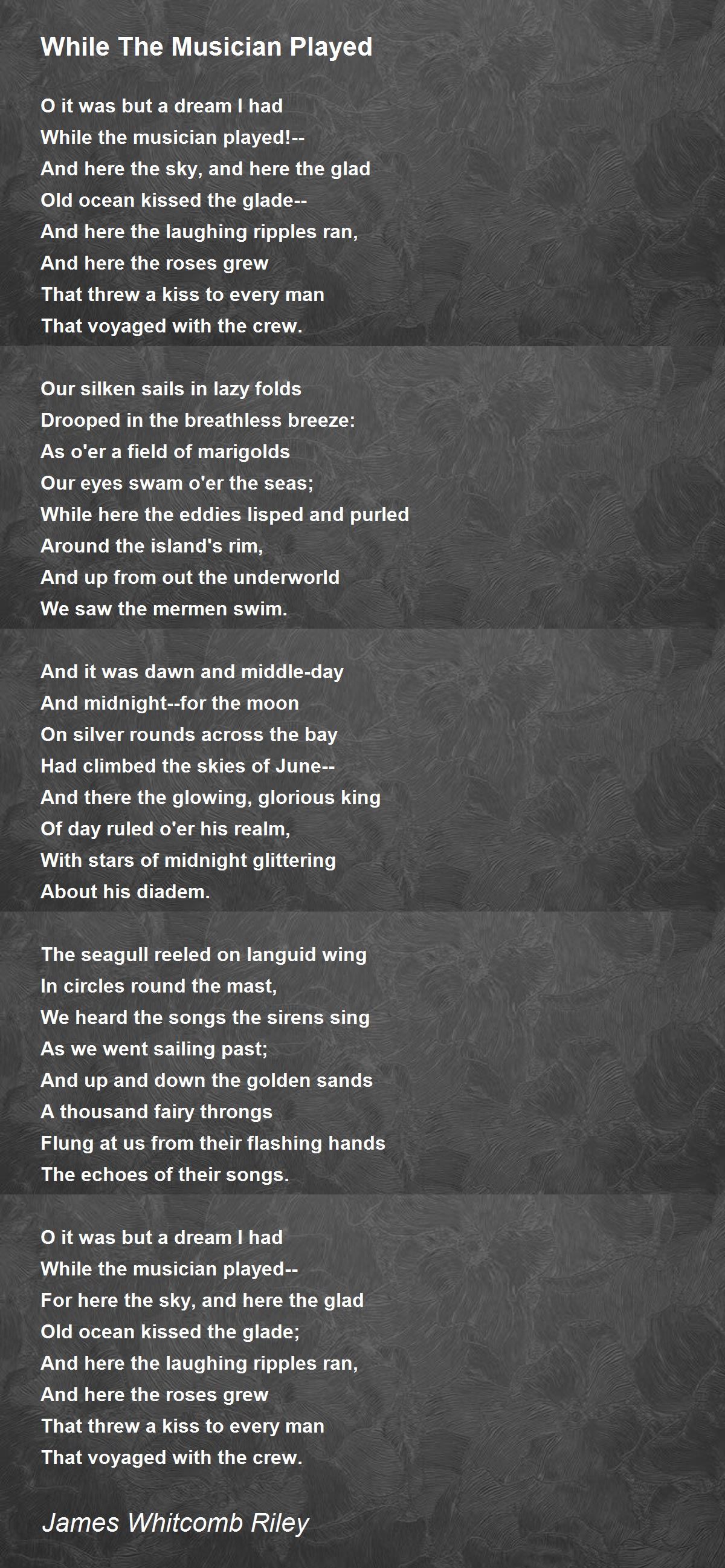 It39sgotto Be Poem By James Whitcomb Riley Poem Hunter