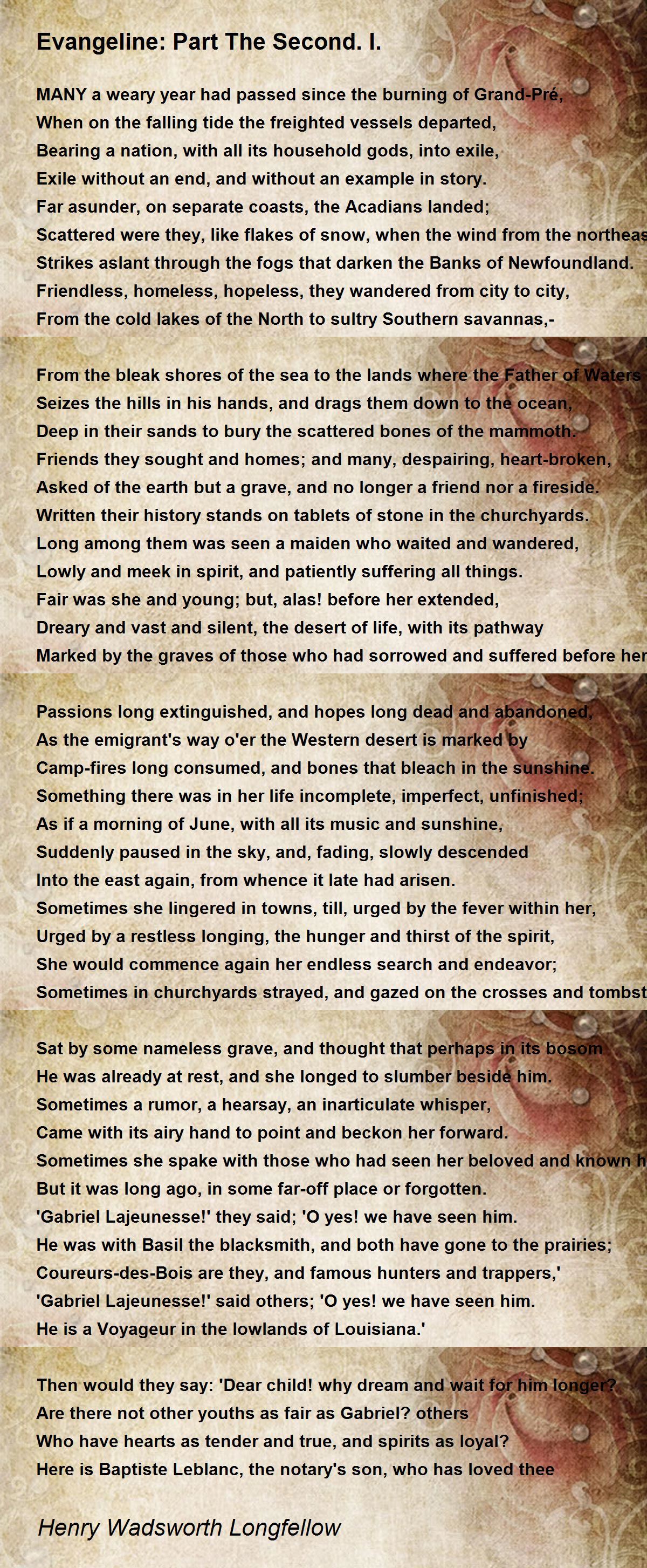 Longfellow Poems