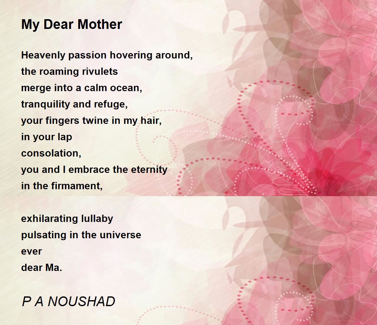 Mommy Dearest Poem