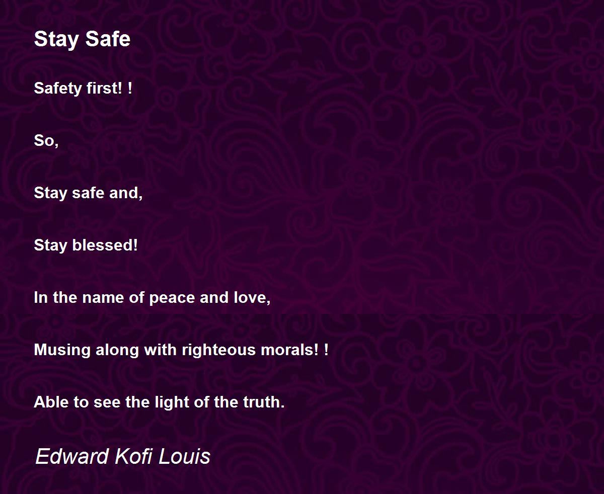 Lab Safety Poem at Hayley Pell blog