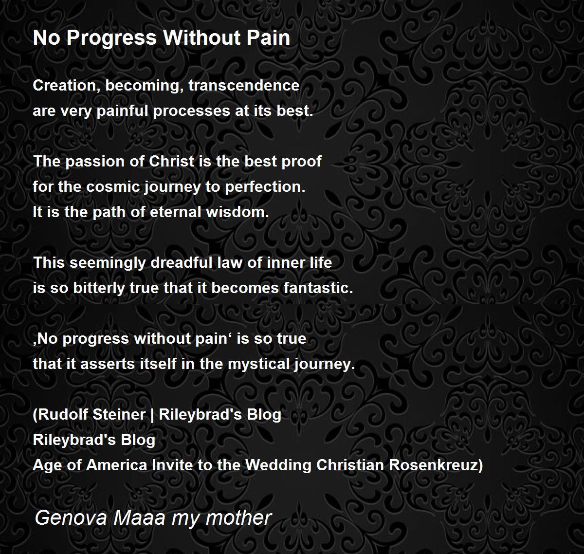 Pain Progress Quotes