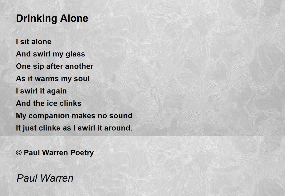 Lonely Drinking Quotes