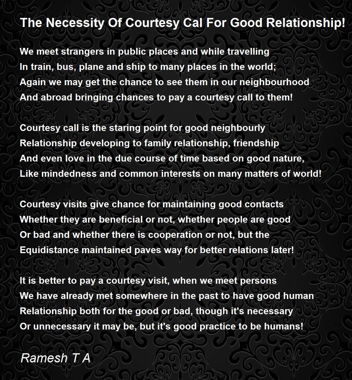 Inspirational Poems About Courtesy Montessori Quote - Children Are ...