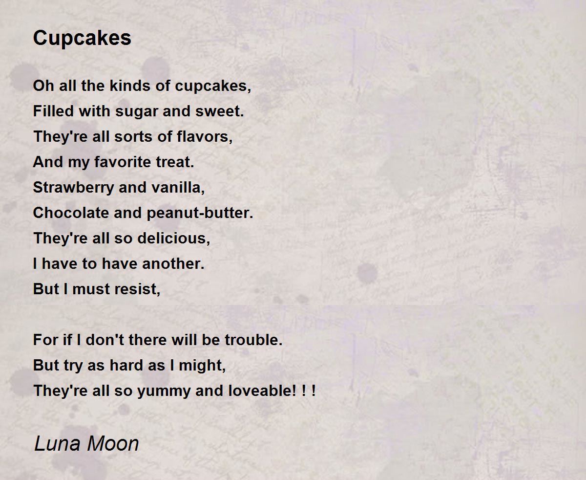 Poems Cupcake Craft