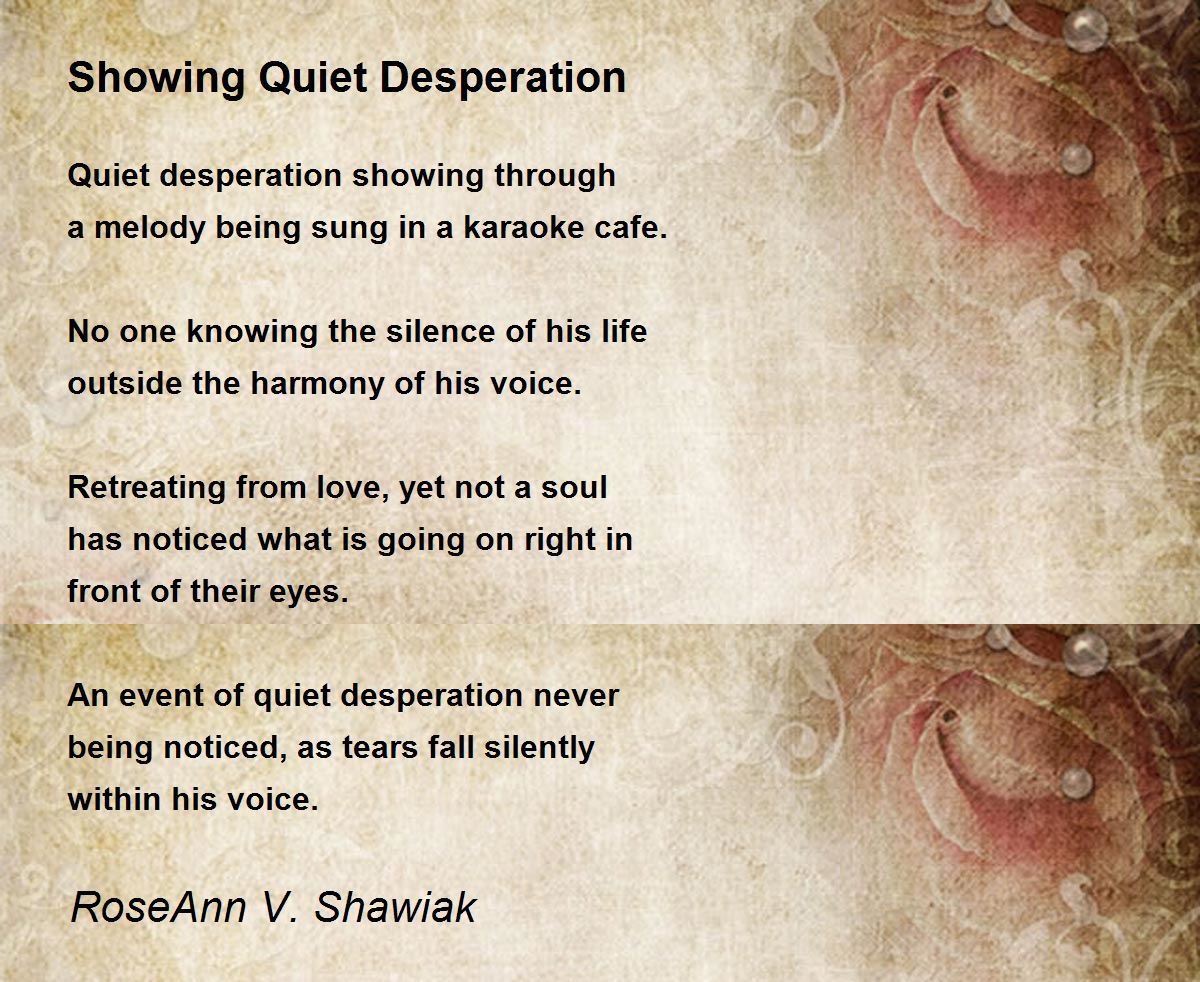 Quiet Desperation Quotes