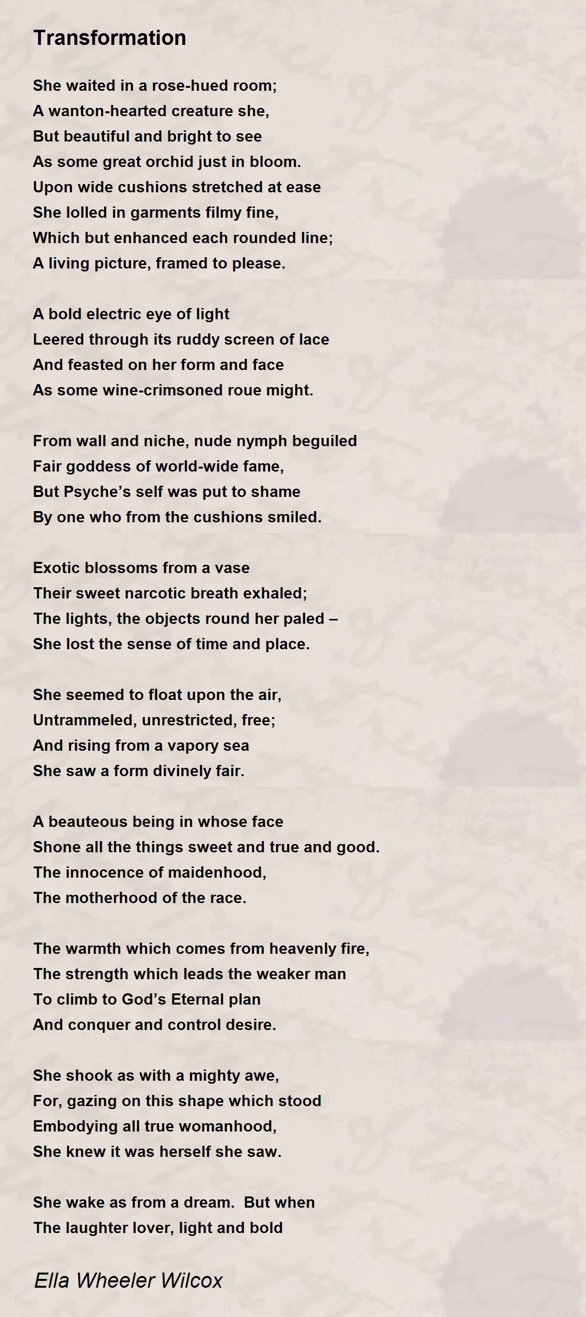 Karma Poem By Ella Wheeler Wilcox Poem Hunter