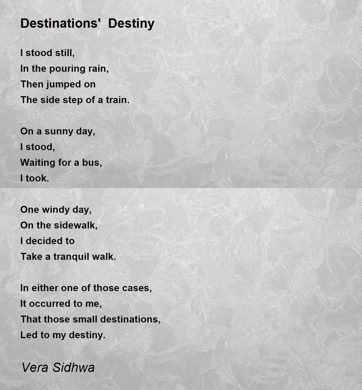 Destiny And Destination Quotes
