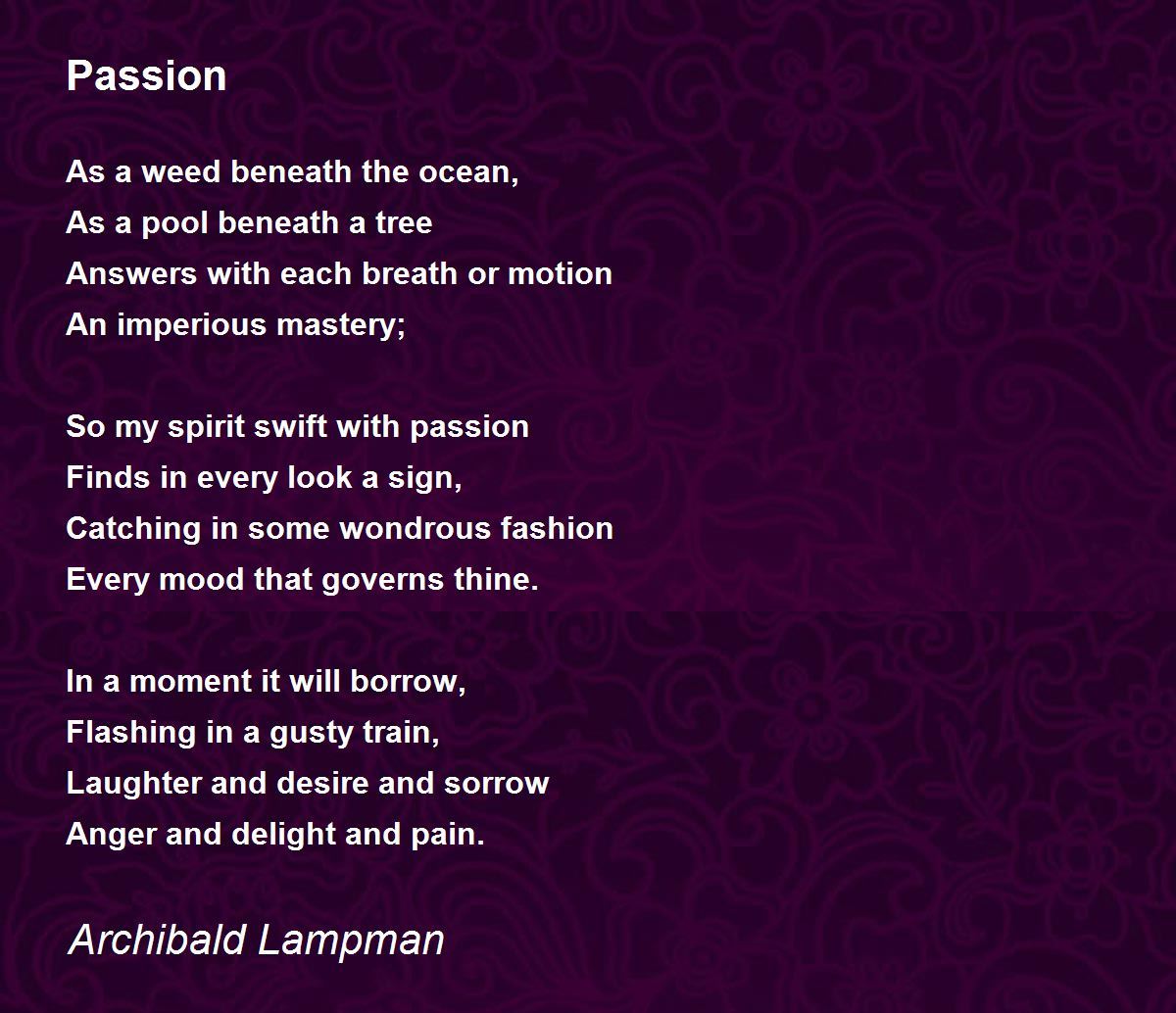 Poetry Passion Quotes 9749