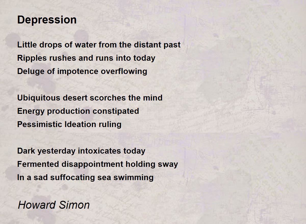 Depression Quotes Poems