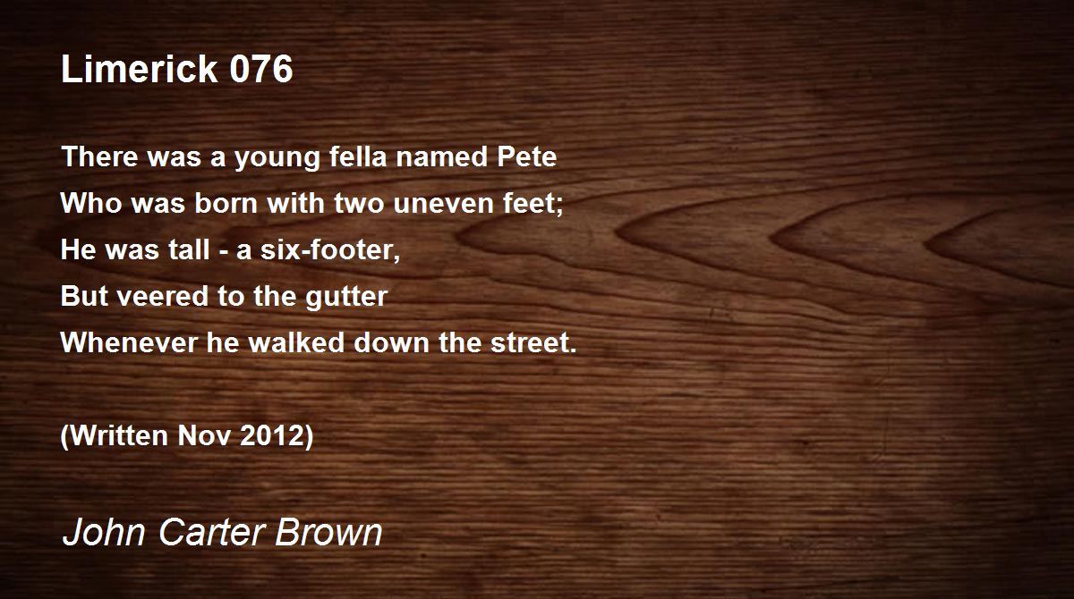 Best Limerick Poems