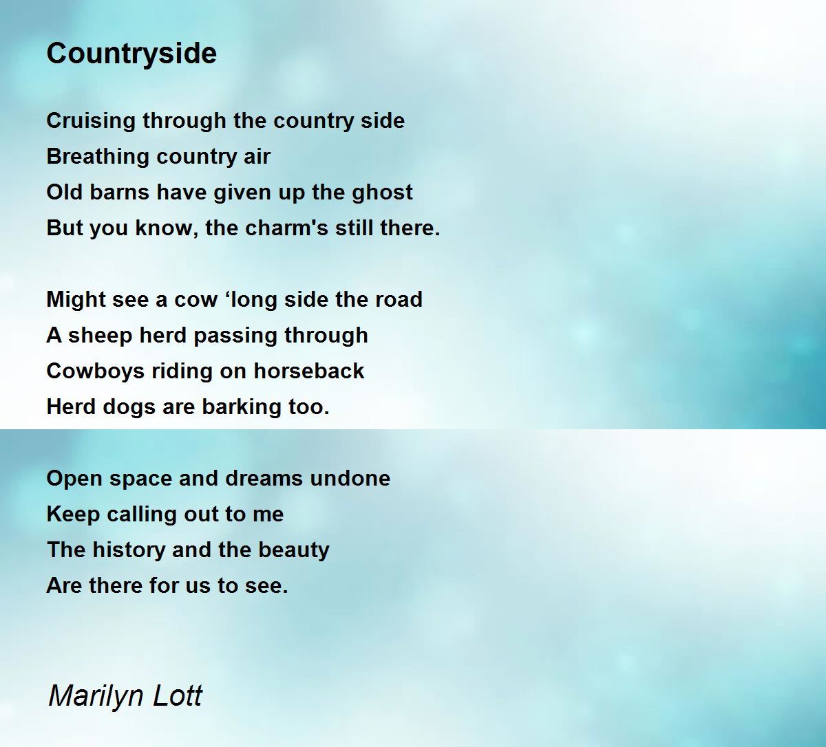 Countryside Love Quotes