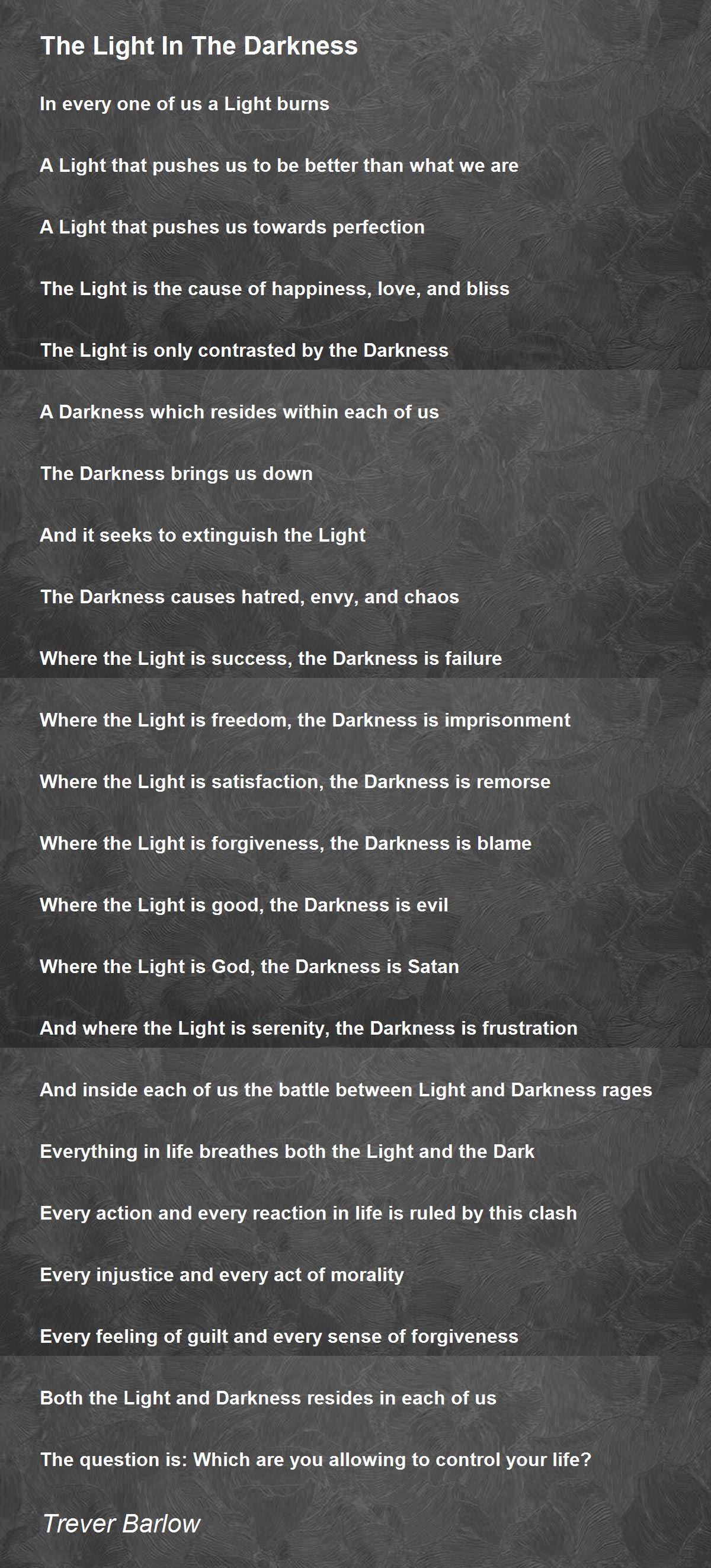 Children's Poems About Light And Dark at Kaitlyn Maund blog