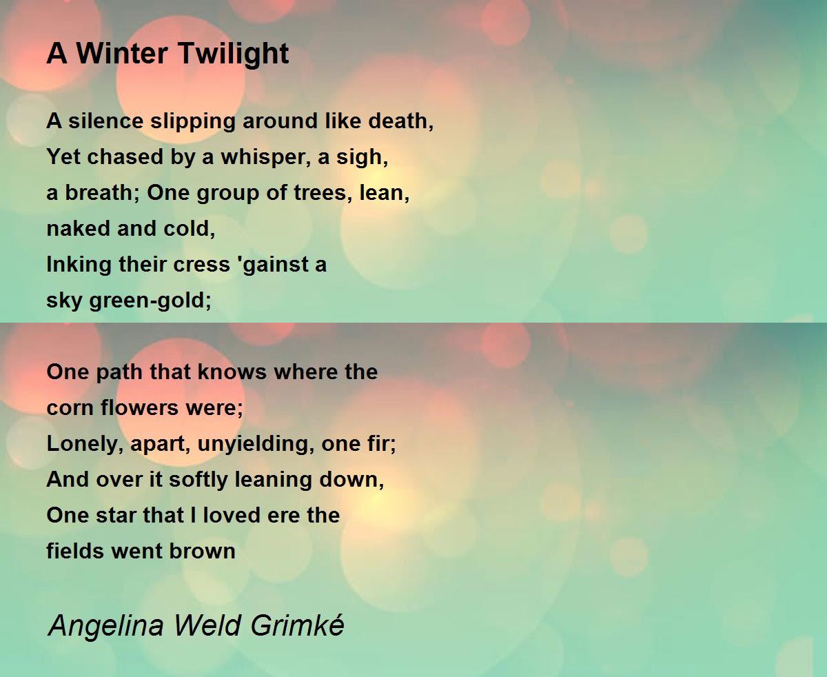 Angelina Weld Grimke Quotes