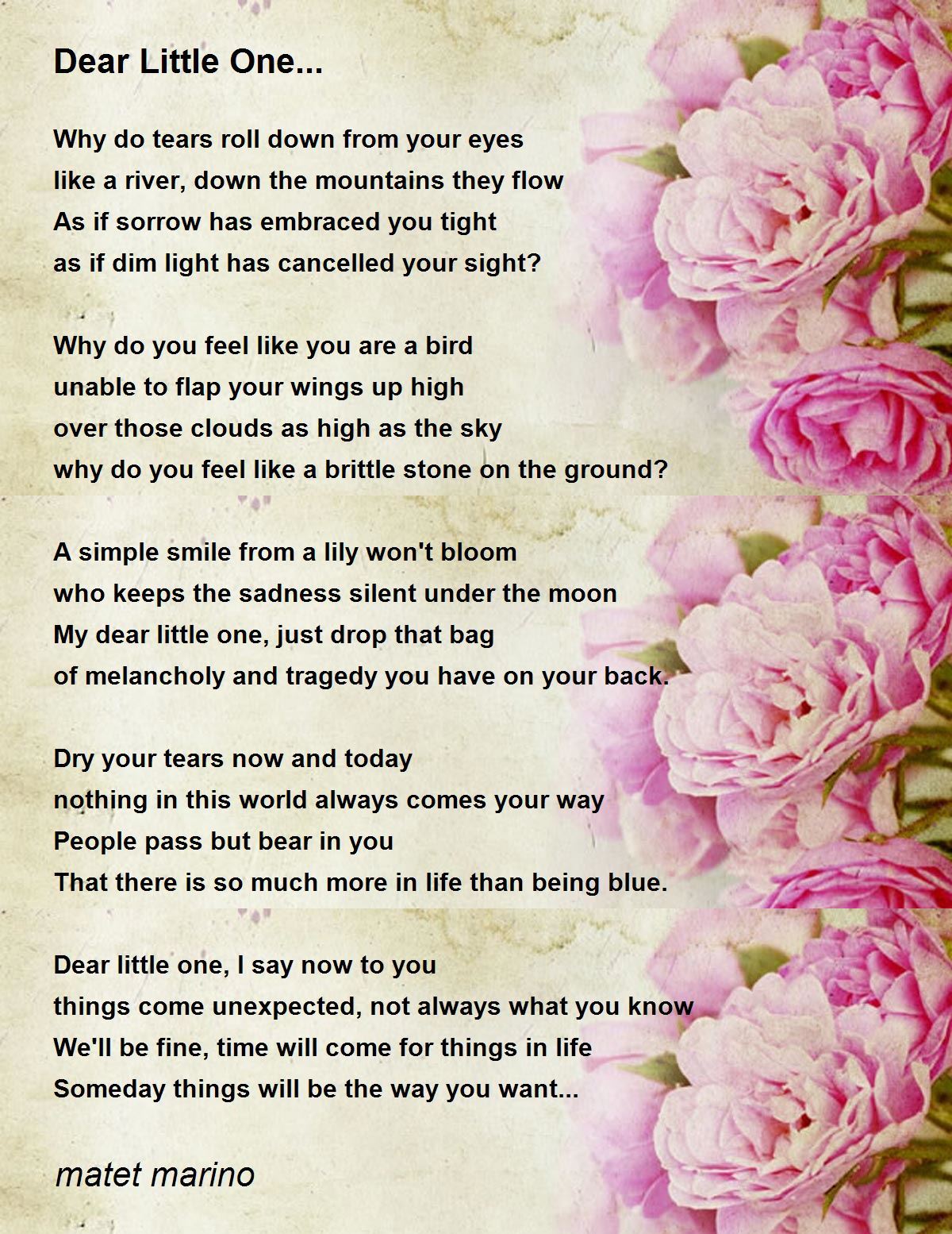 Welcome Little One Poem