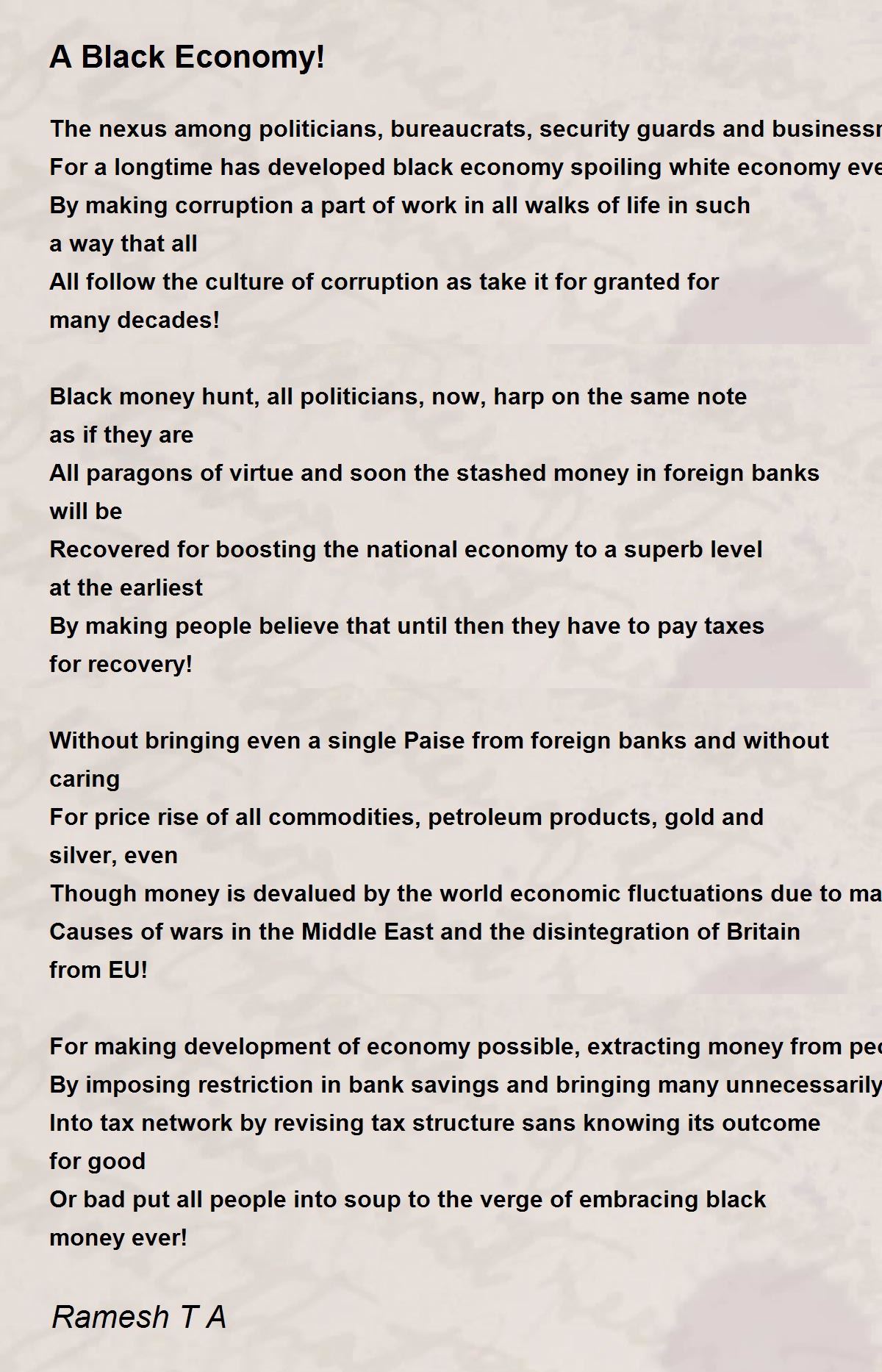 Black Economy Quotes