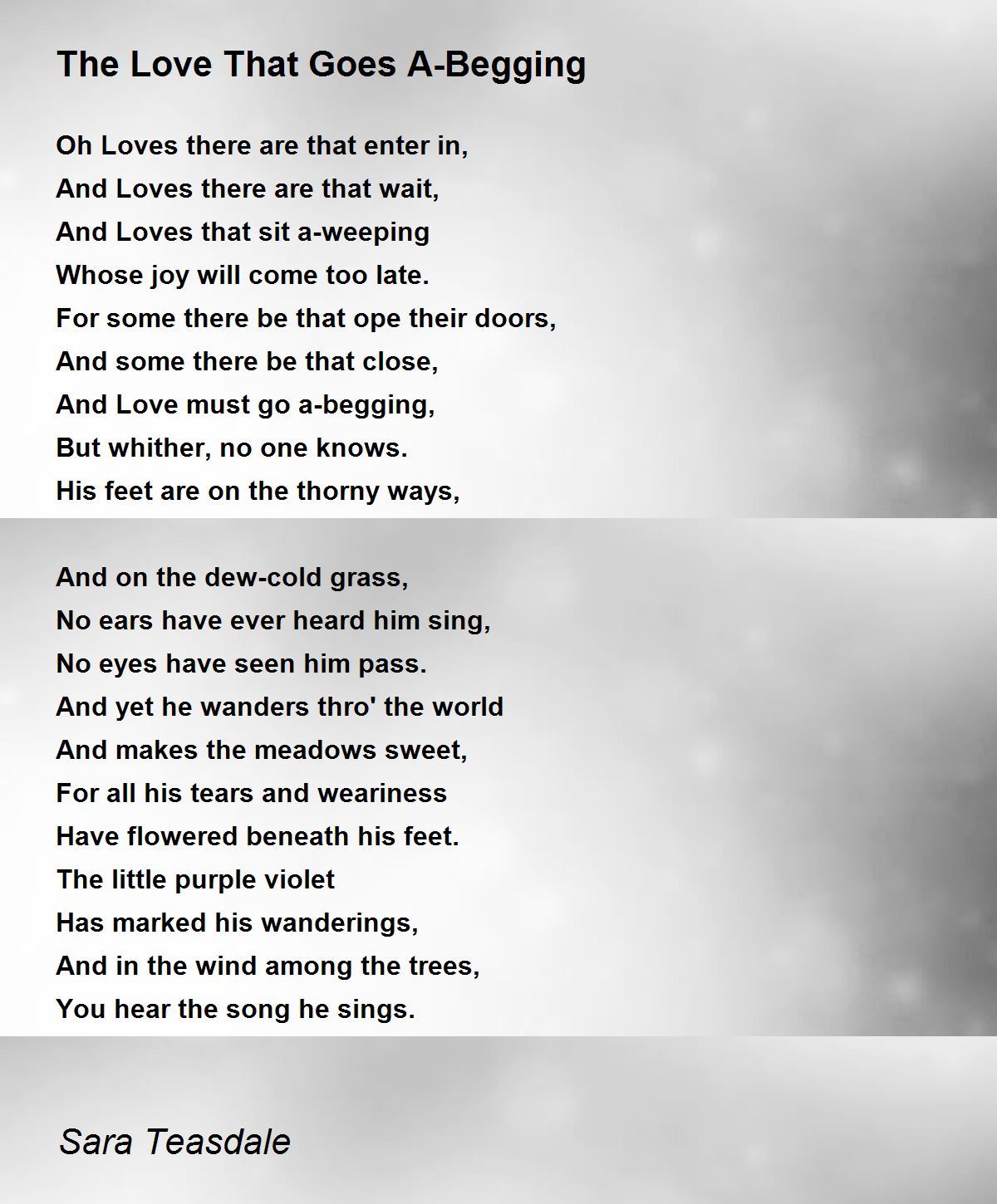 Not Begging For Love Quotes