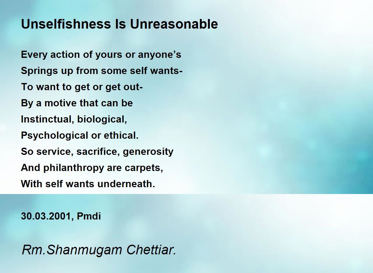 Unselfish People Quotes