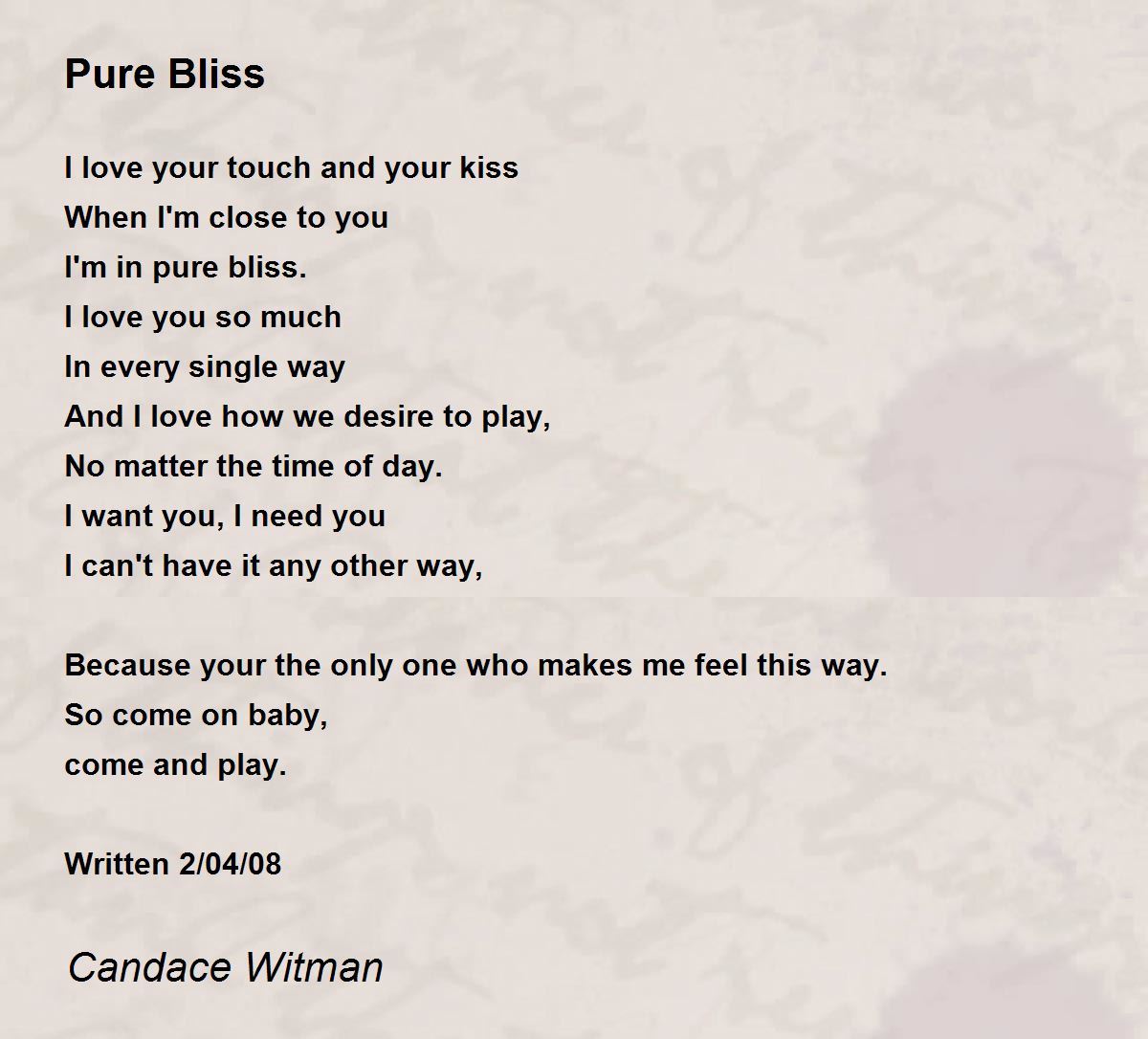 Quotes About Pure Bliss Bliss Quotes. QuotesGram