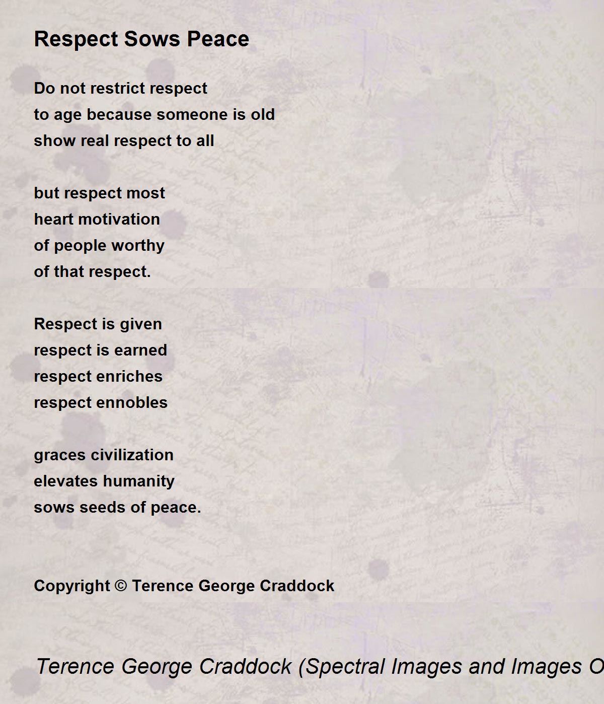 Peace And Respect Quotes
