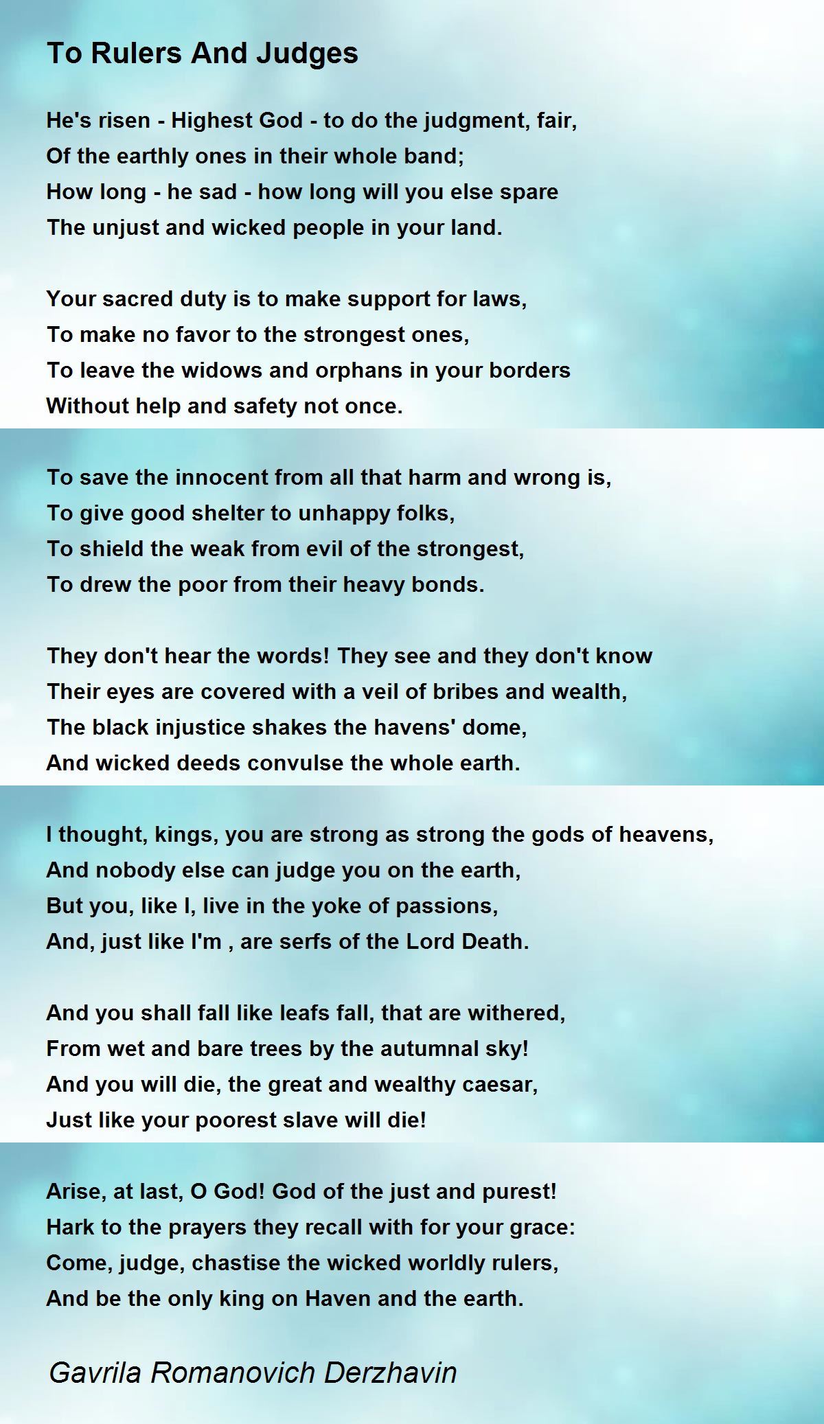 Gavrila Derzhavin Quotes