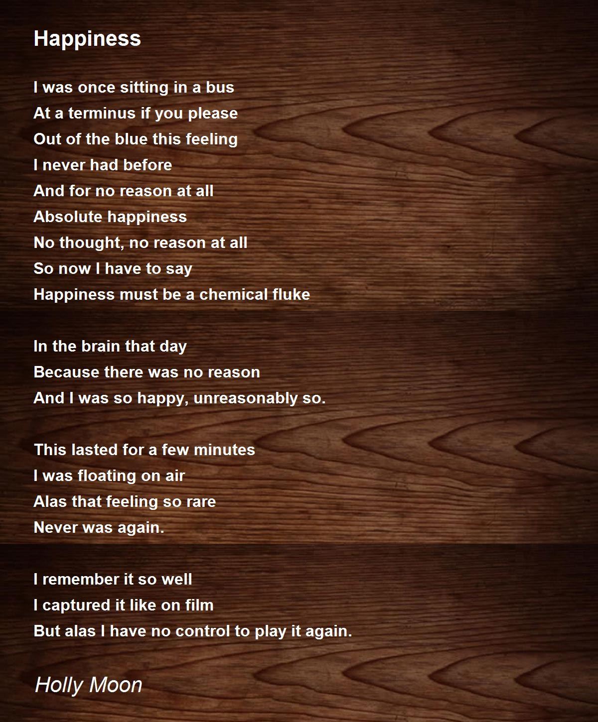 Poems About Being Happy – Happy Poems About Happiness – VUTK
