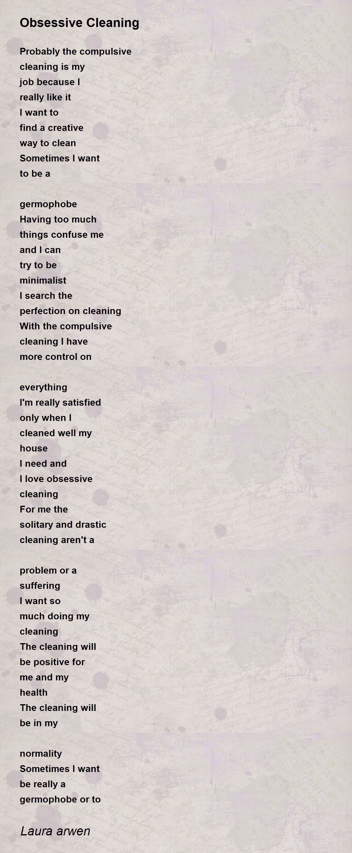 Housekeeping Poem Analysis at Eileen Marvin blog