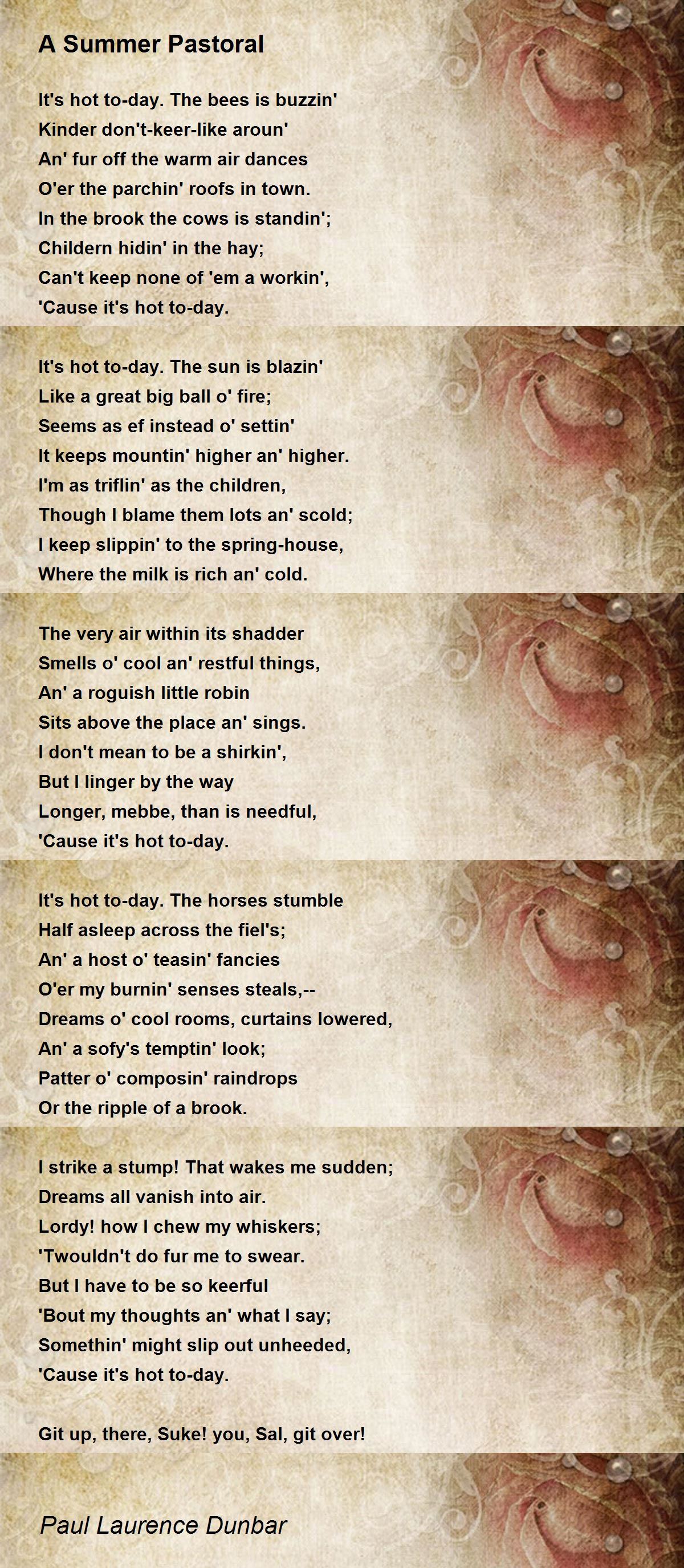 Pastoral Poetry Quotes