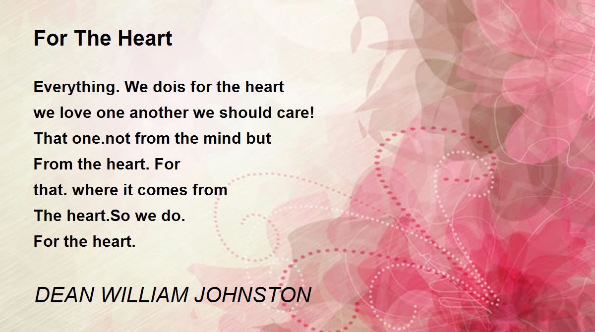 Poems Of The Heart – Poem By Heart Shakespeare – MGNAR