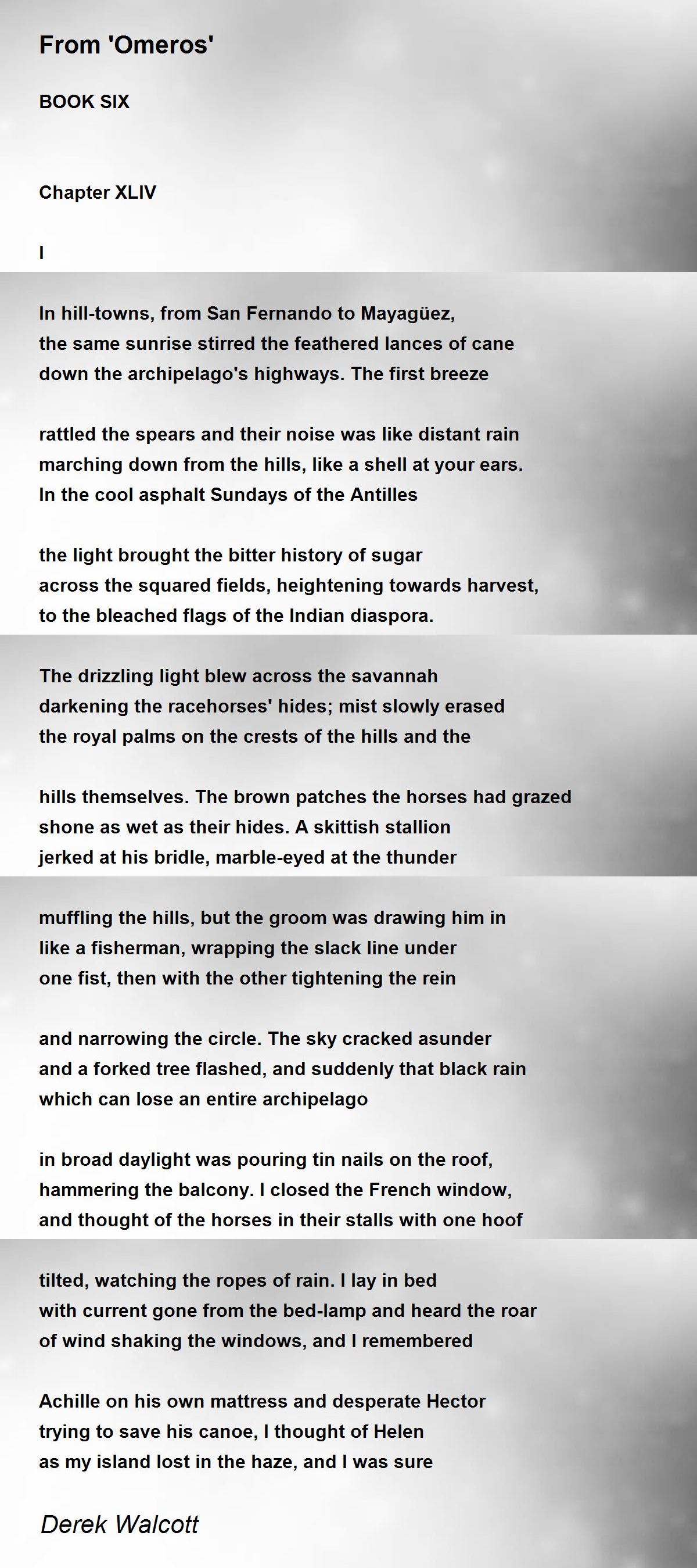 Omeros Walcott Quotes Top 35 Derek Walcott Quotes (2025 Update)