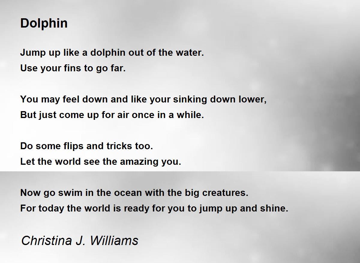Dolphin Poems Quotes
