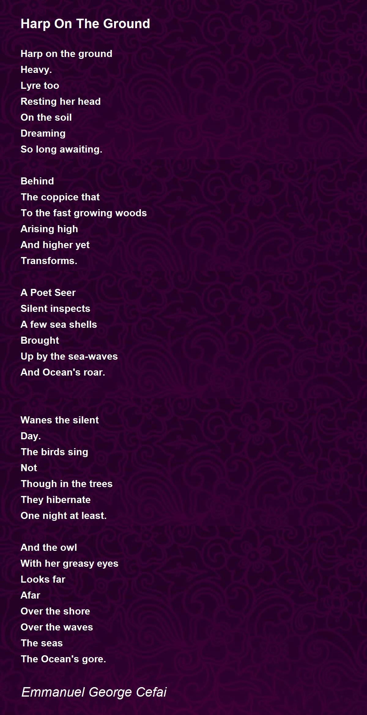 The Western Harp Poetry | Impact of contemporary issues in the poem ...