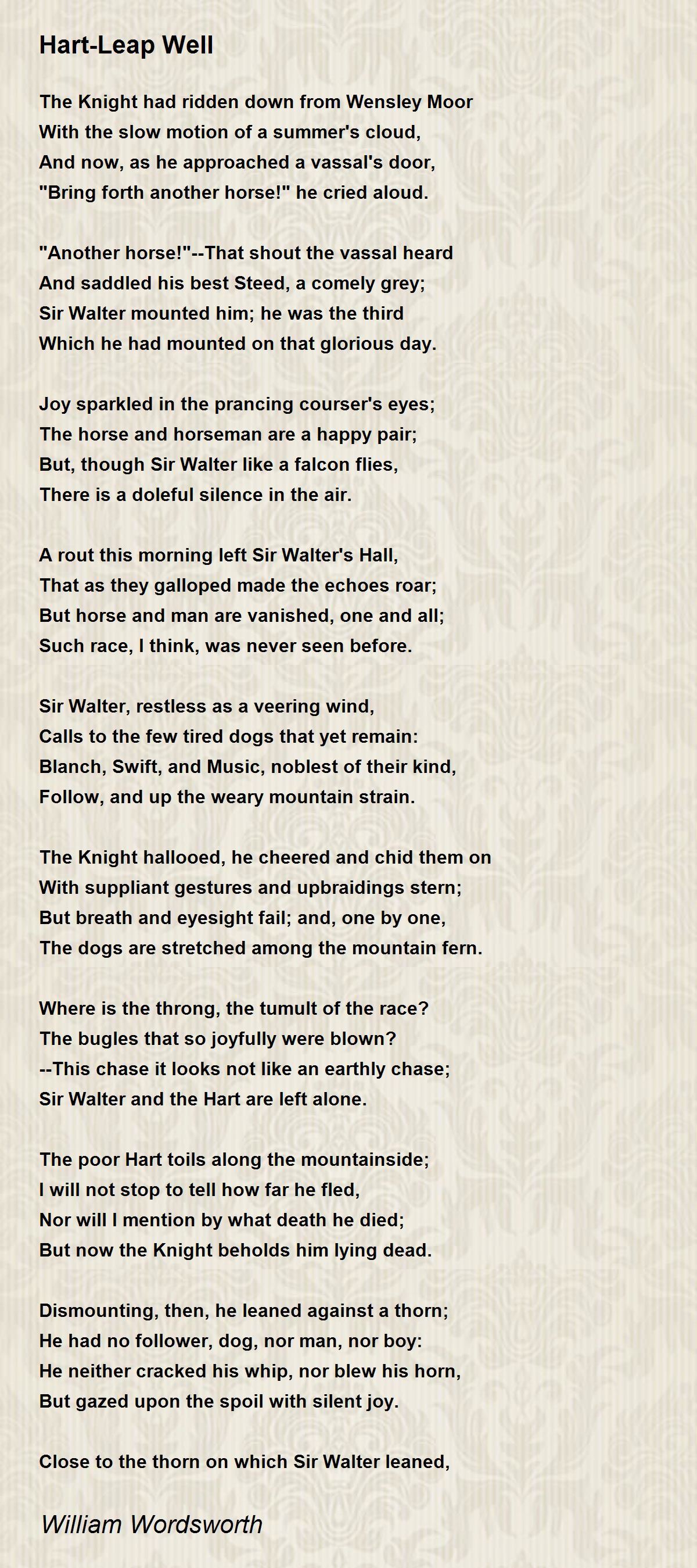 William Wordsworth Death Quotes