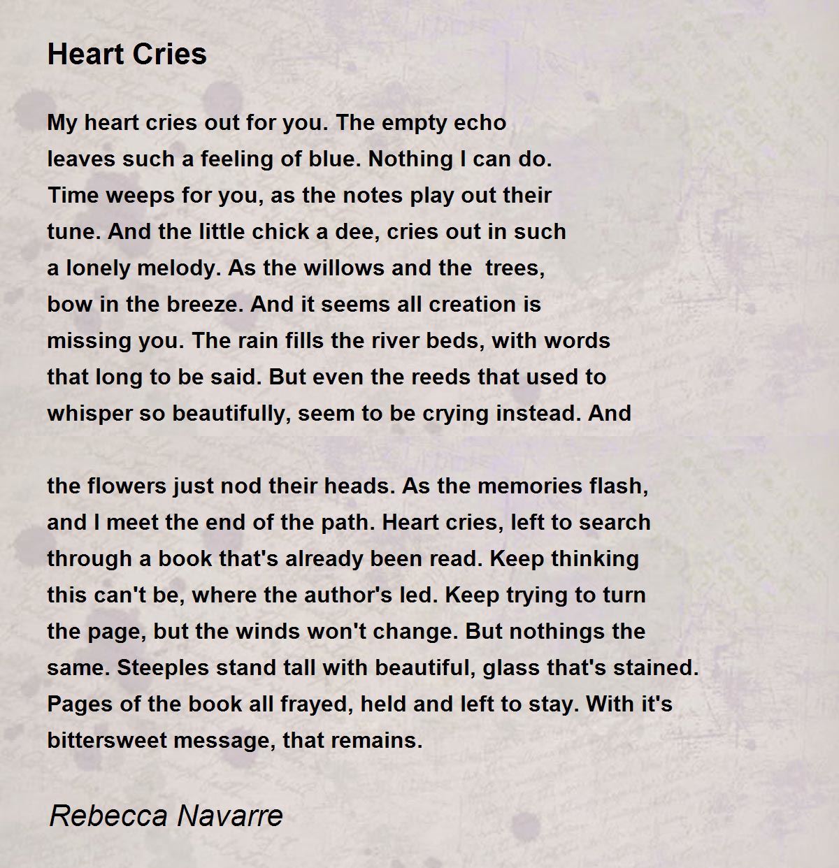 Heart Cries Quotes