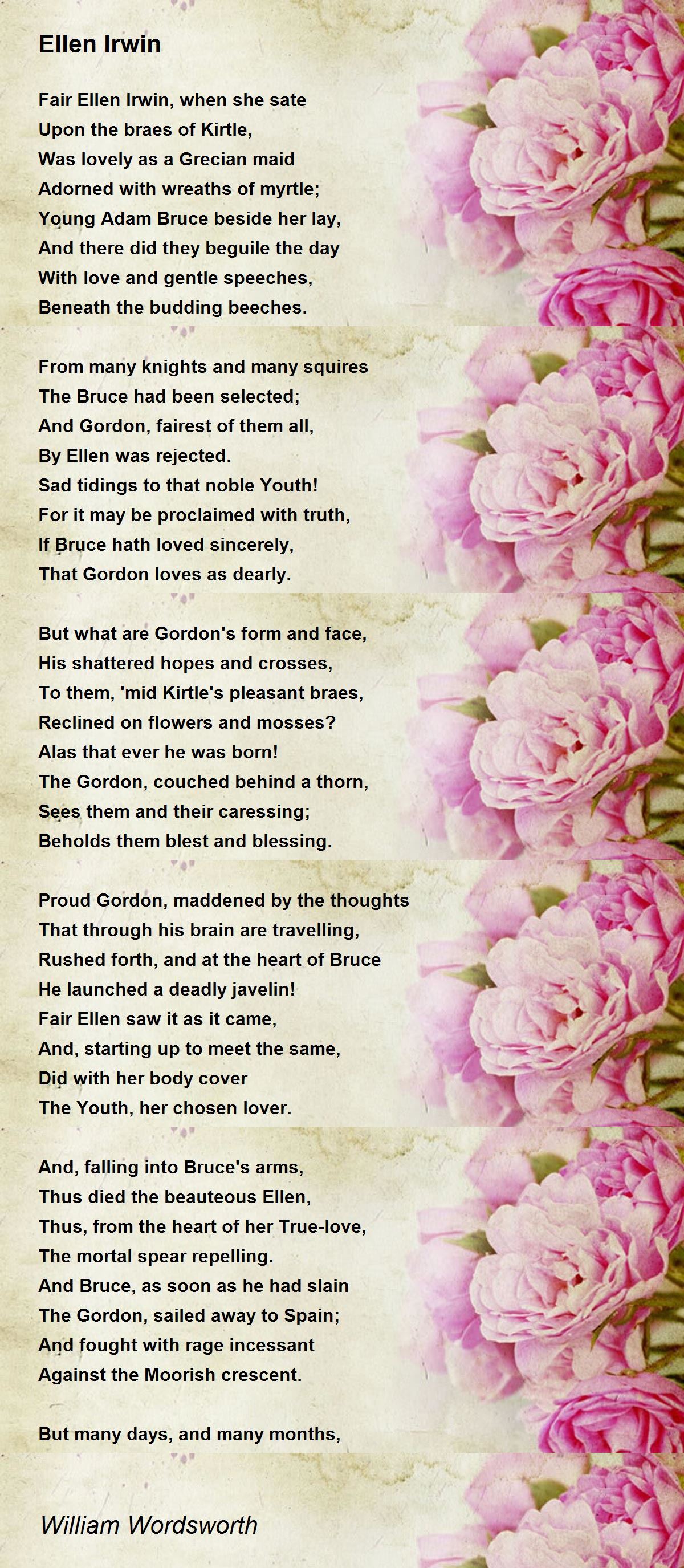 William Wordsworth Death Quotes