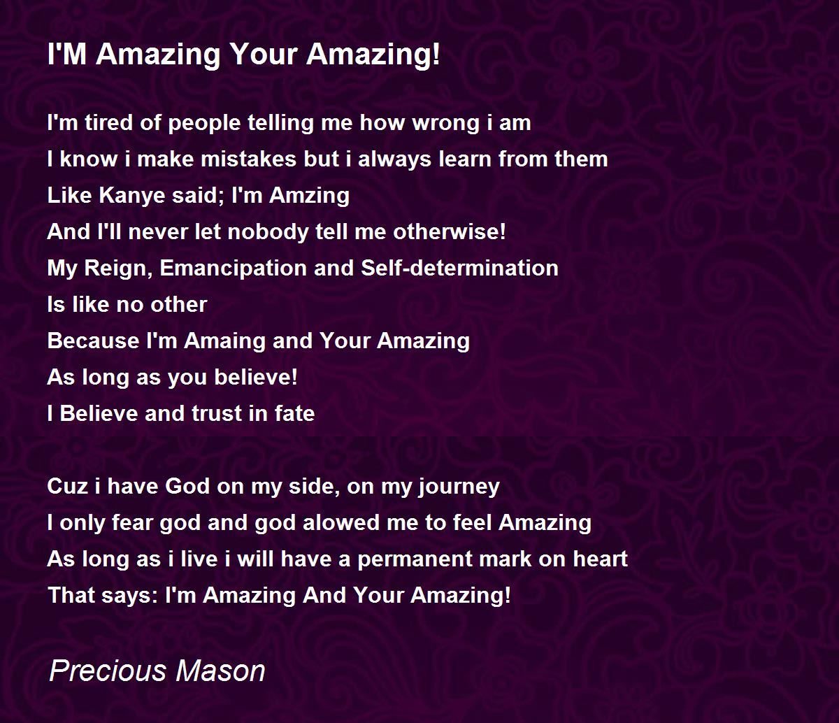 You Are Amazing And Beautiful Poem 42 Best Beautiful Things Images On