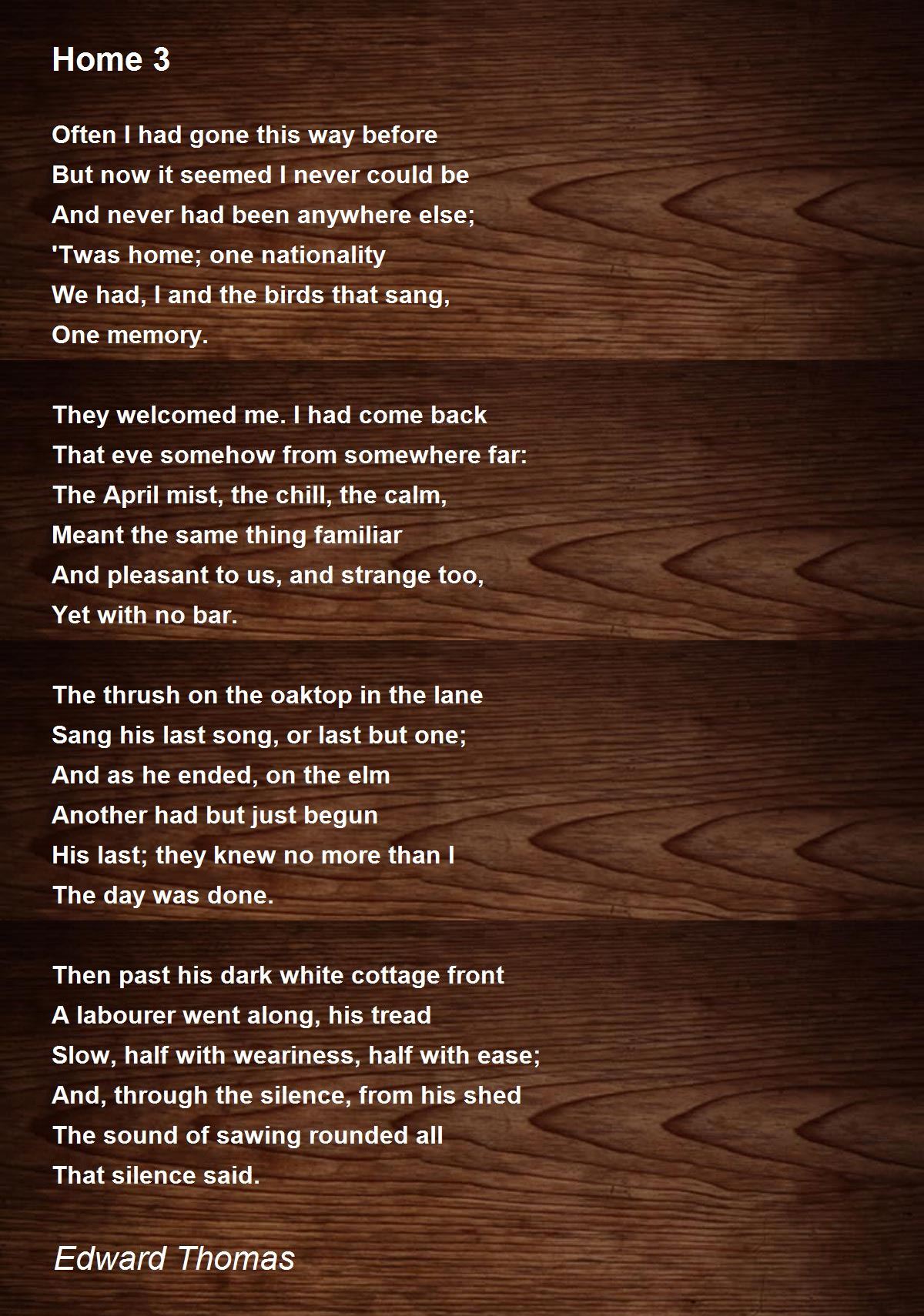 10 edward thomas poetry