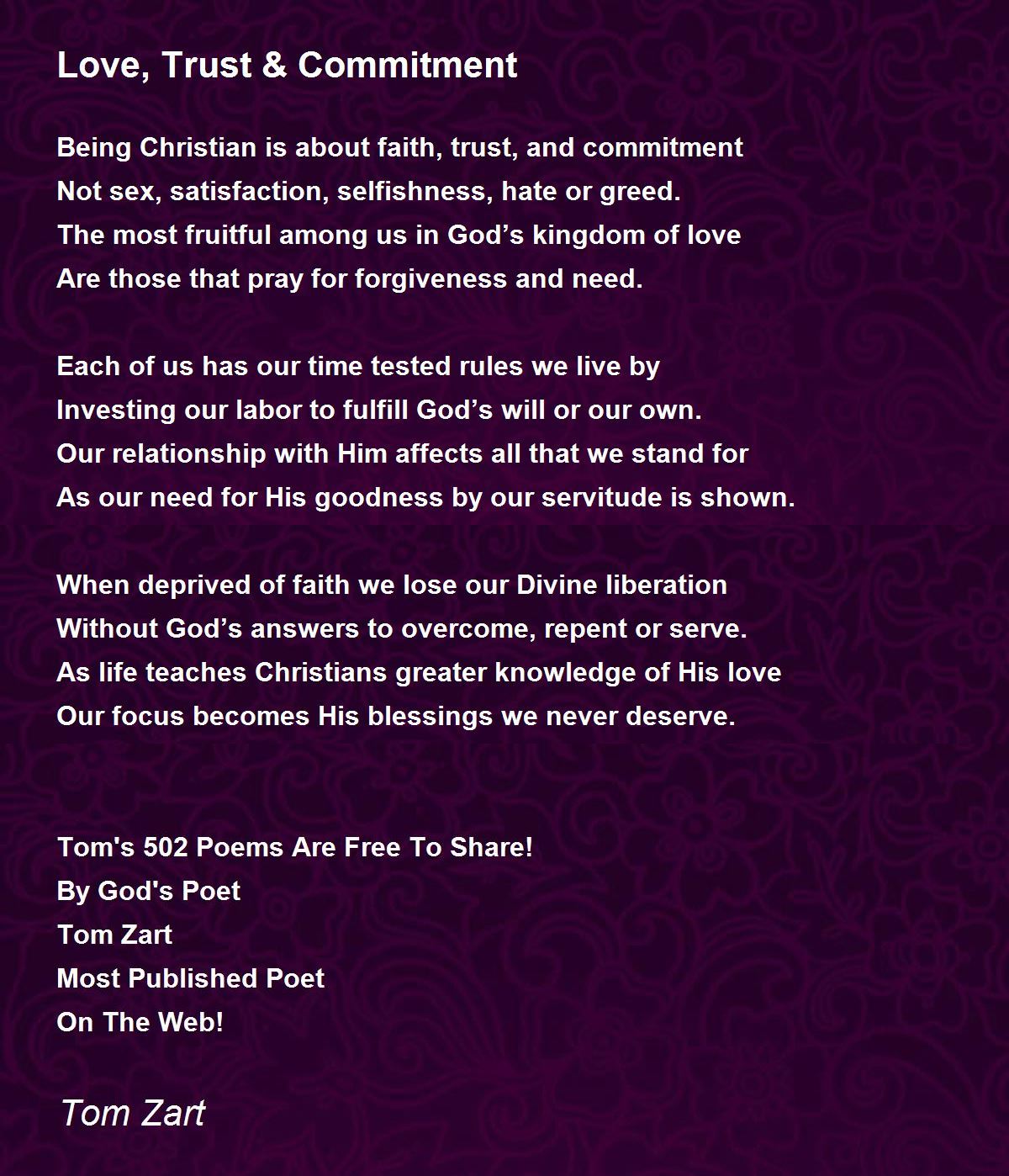 Love Trust Commitment Quotes