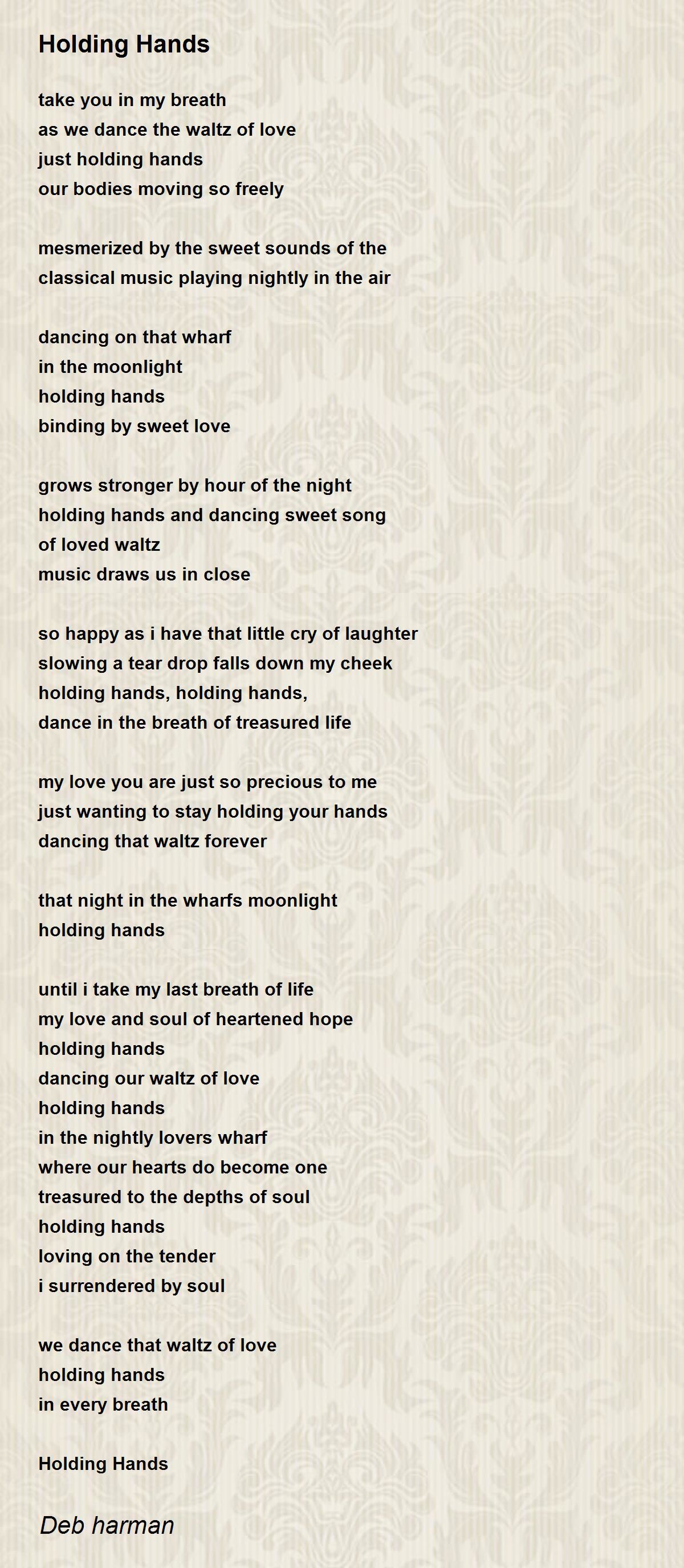 Love Poems About Holding Hands