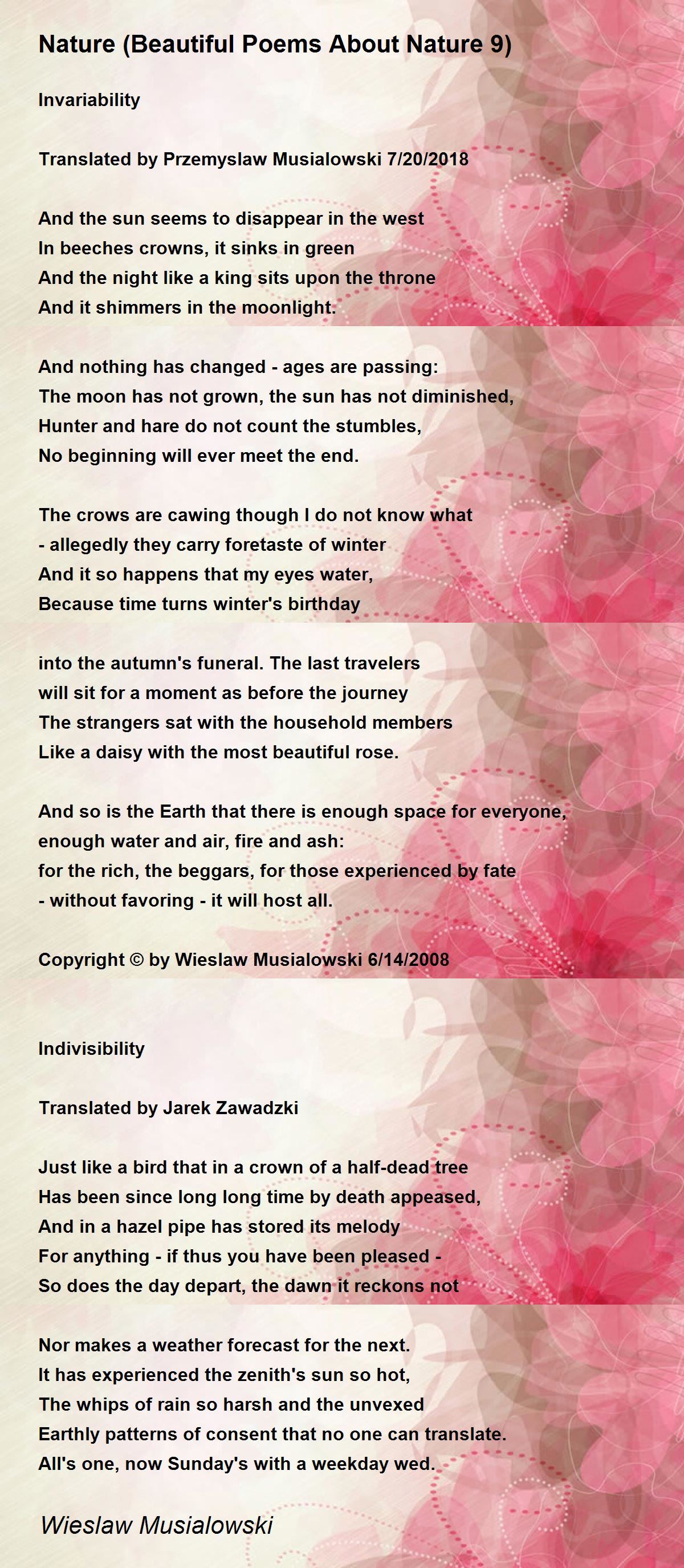 Nature (Beautiful Poems About Nature 9) - Nature (Beautiful Poems About ...