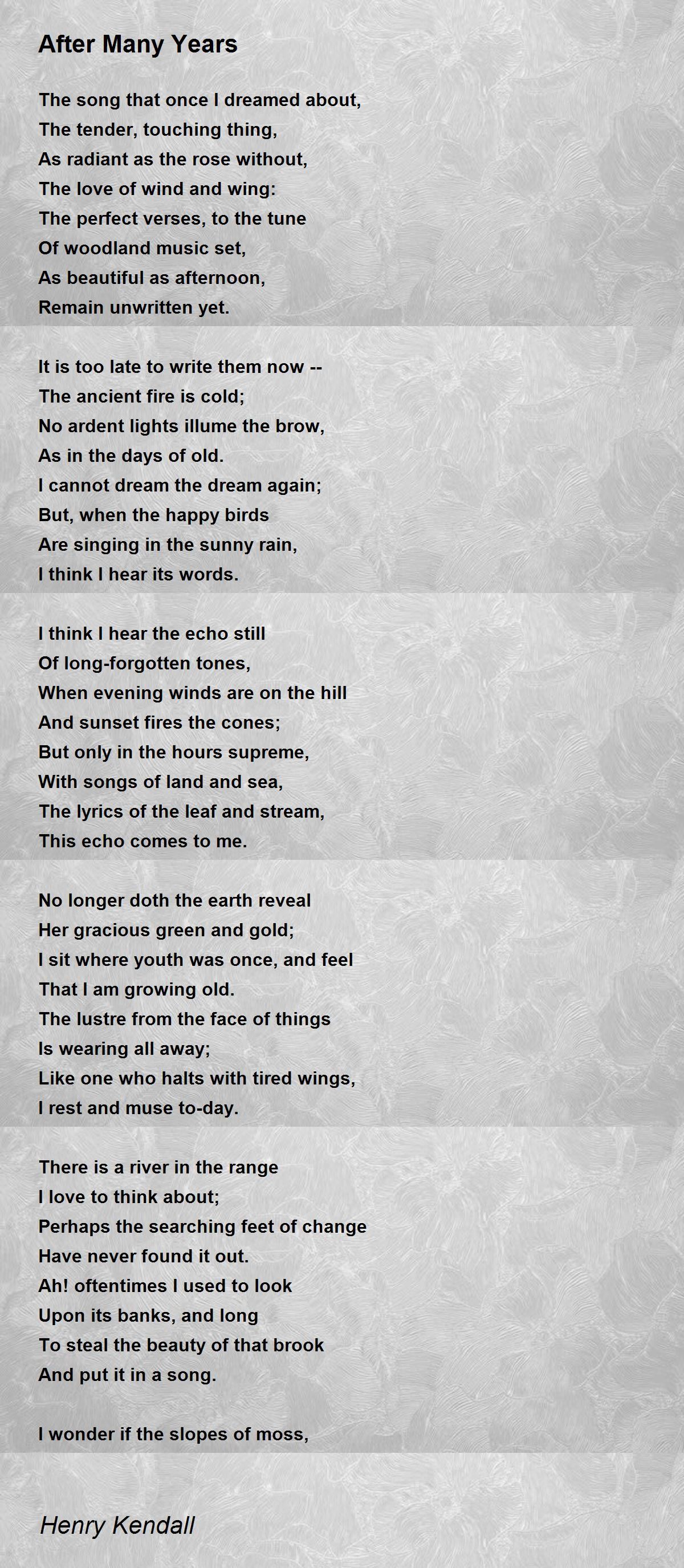 After So Many Years Quotes