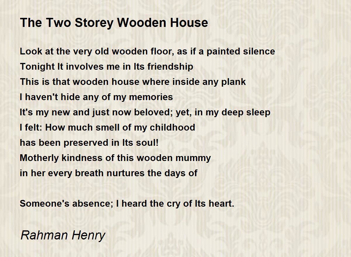 Poems About Houses And Homes