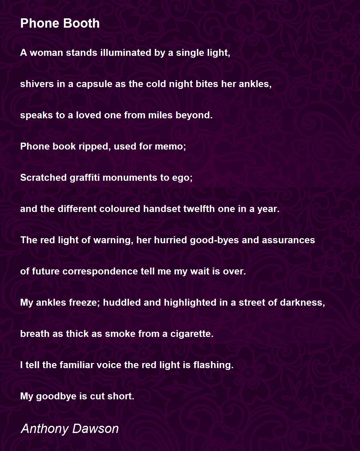 Booth Poem Wedding