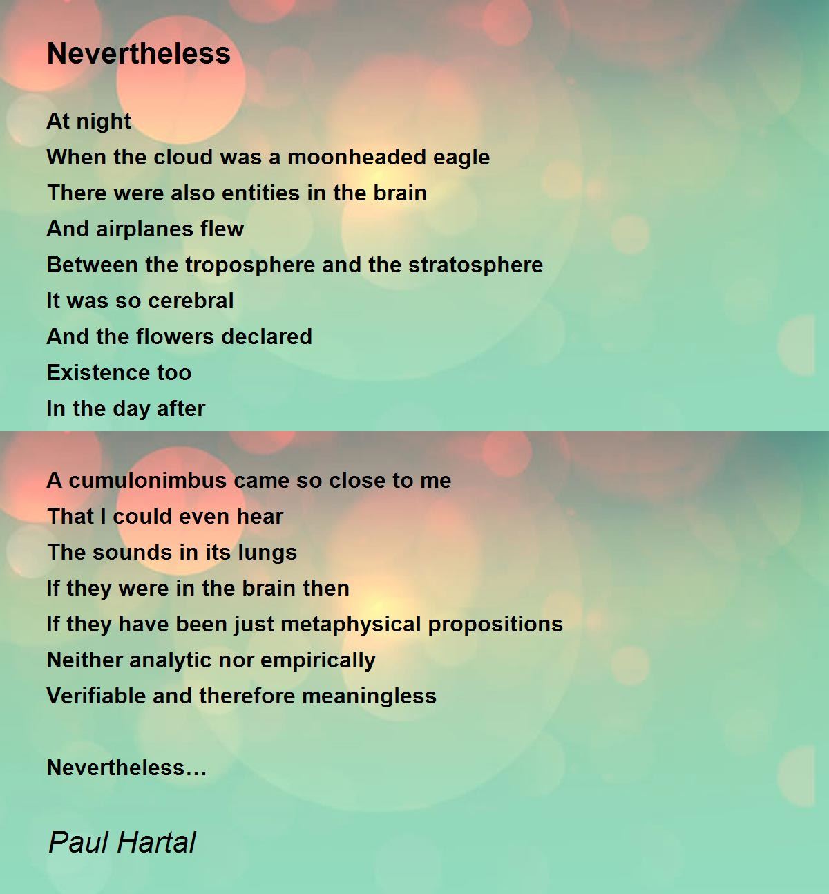 Nevertheless Meaning