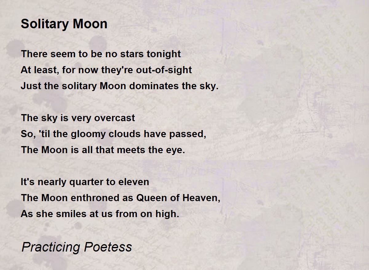Solitary Poems